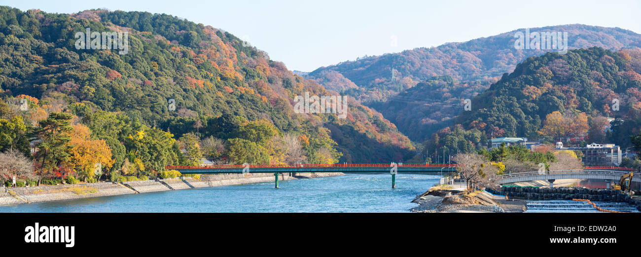 Panorama of Uji Town in Kyoto prefecture Kansai Japan Stock Photo - Alamy