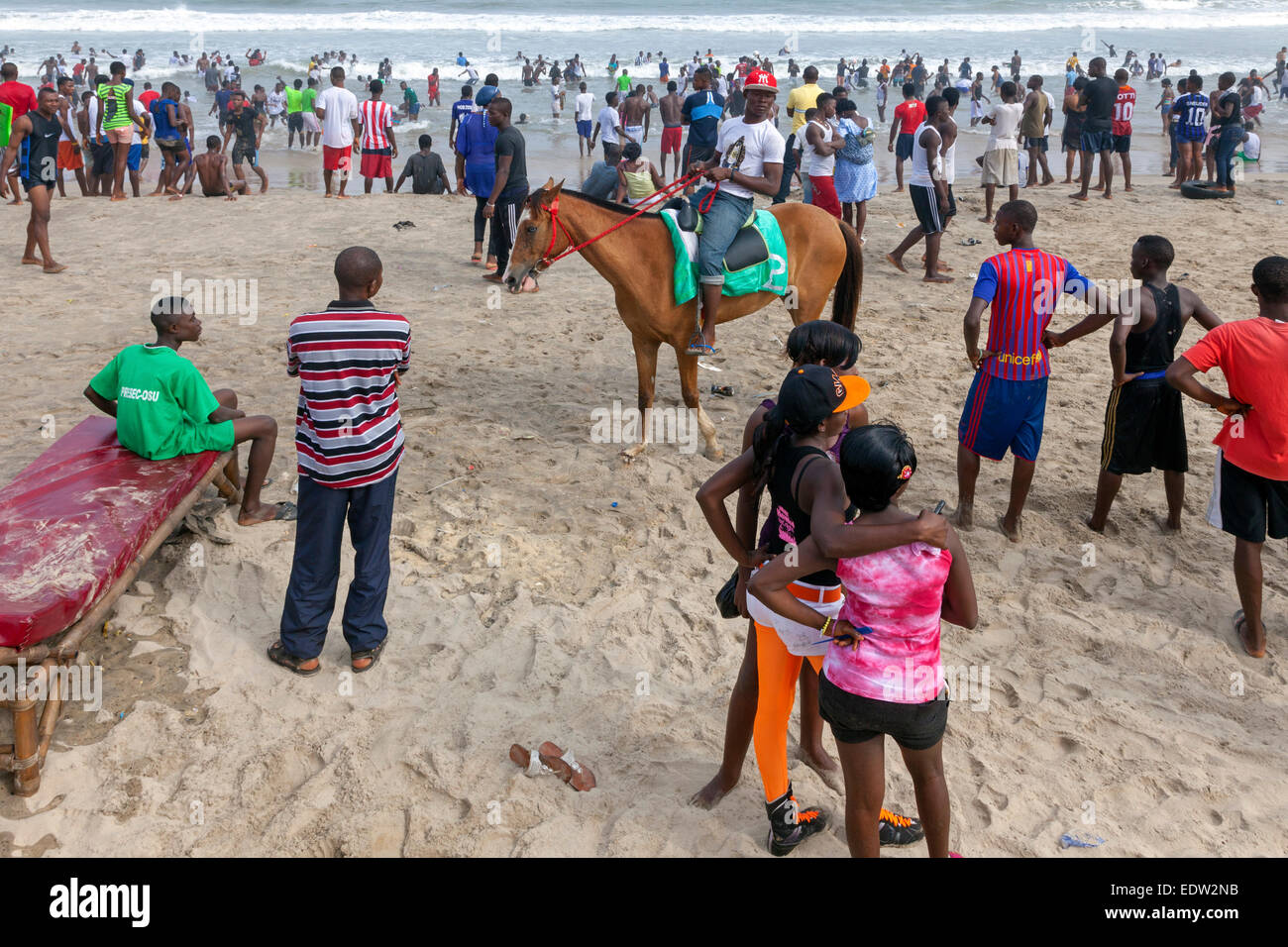 Labadi beach, Accra, Ghana, Africa Stock Photo - Alamy