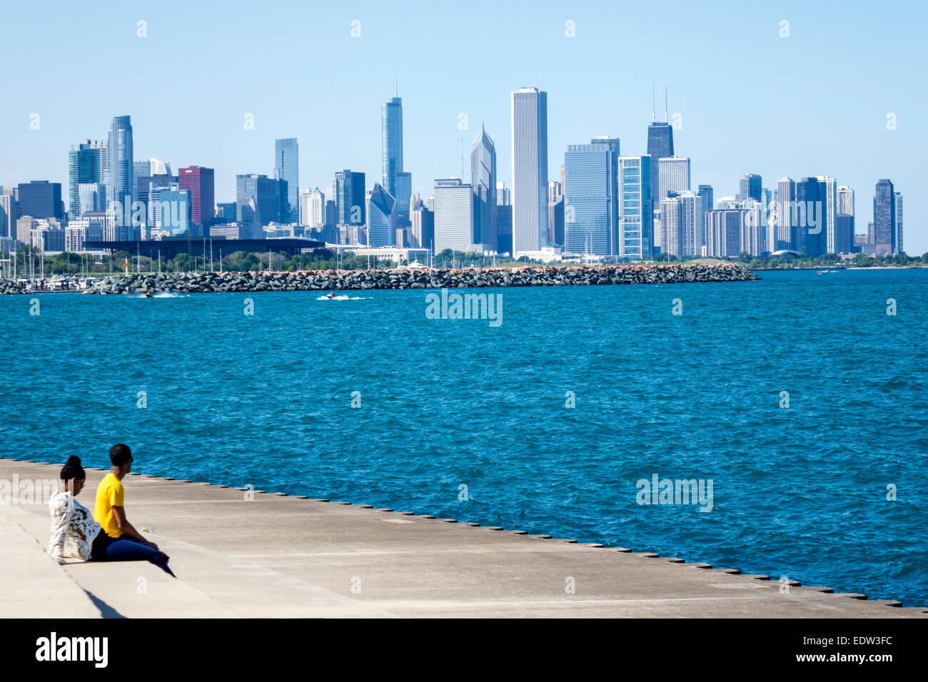 Chicago Illinois,South Side,Lake Michigan,39th Street Beach,Black teen ...