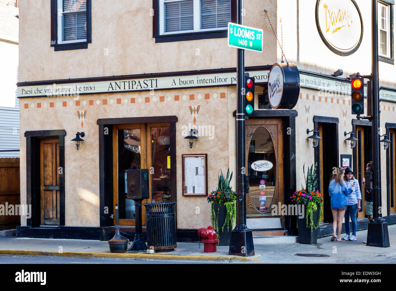 Chicago Illinois,Little Italy,Loomis Street,Taylor,Davanti Enoteca ...