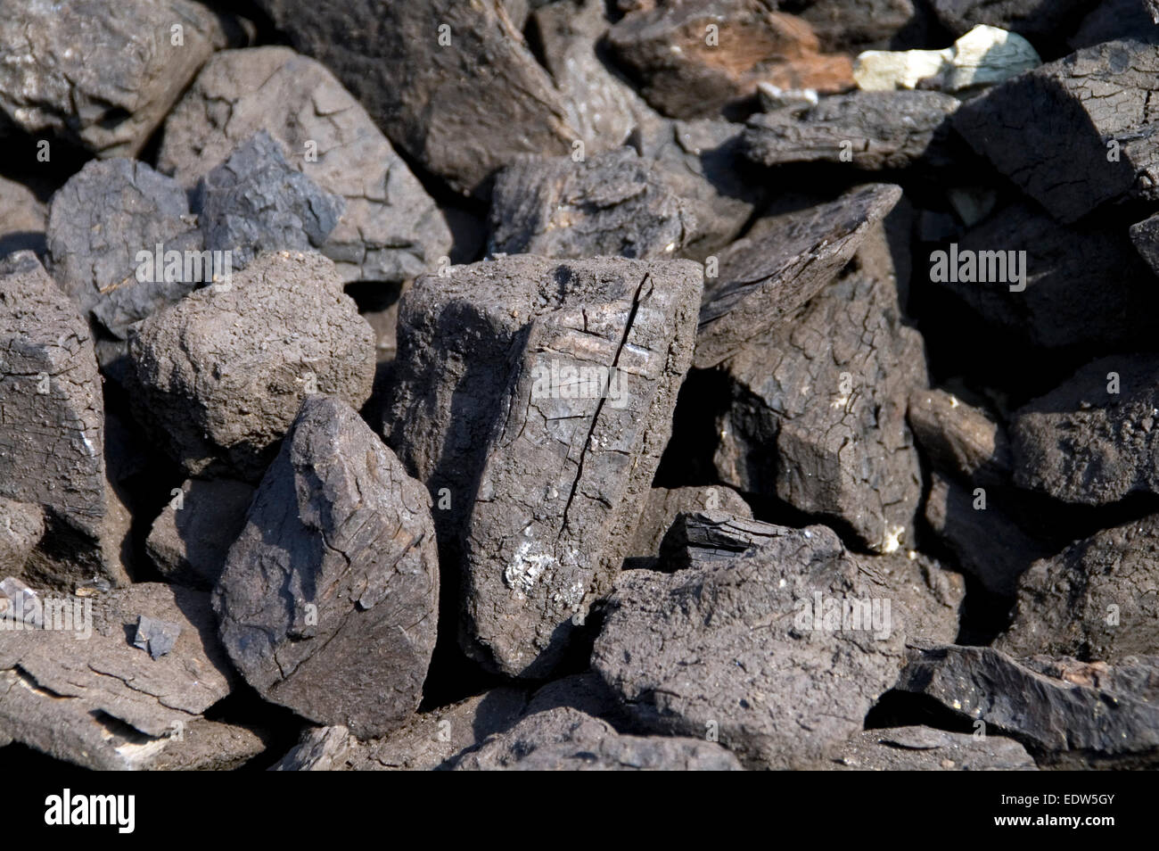 Pile of coal at the depot waiting customers Stock Photo - Alamy