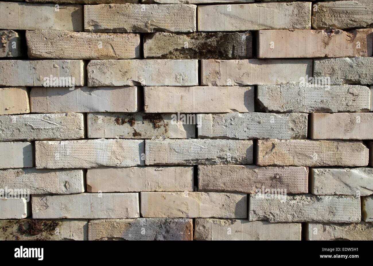 The bricks that are stacked in a warehouse and waiting for customers ...