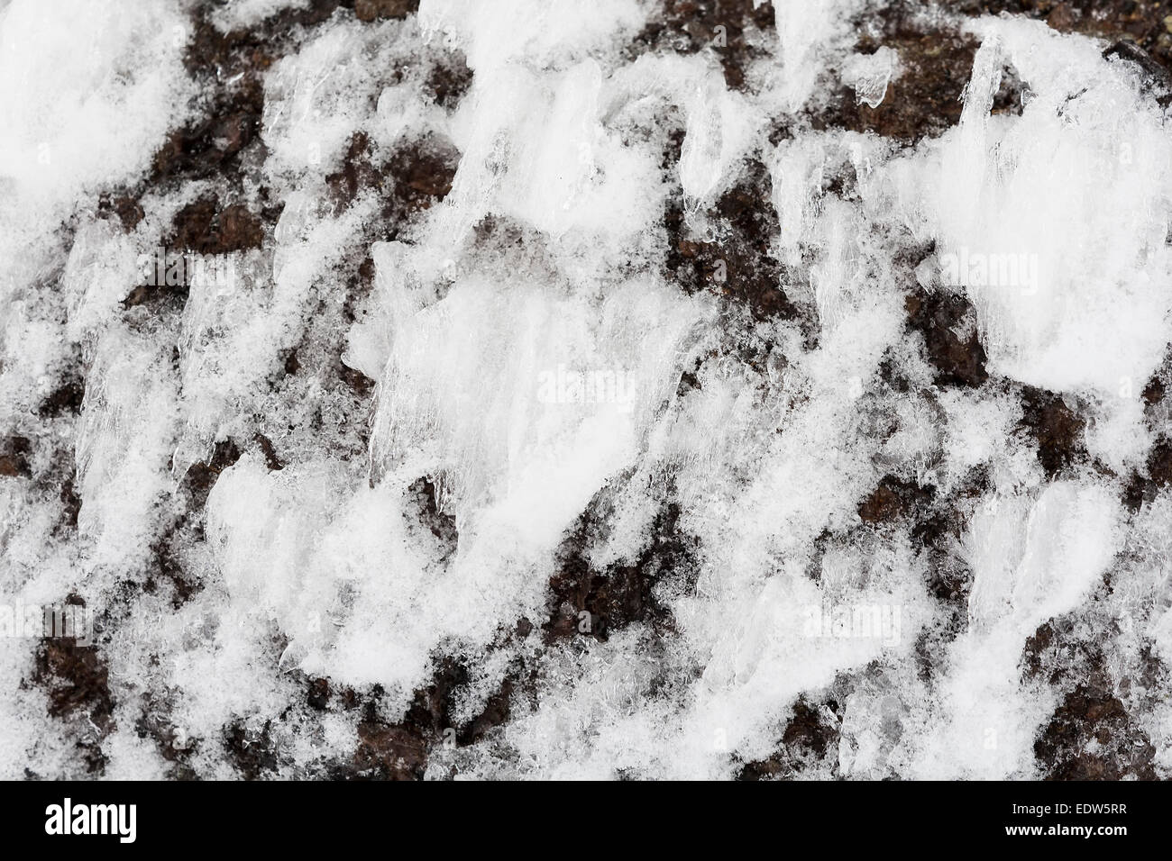 Frozen wood texture snow christmas hi-res stock photography and images ...