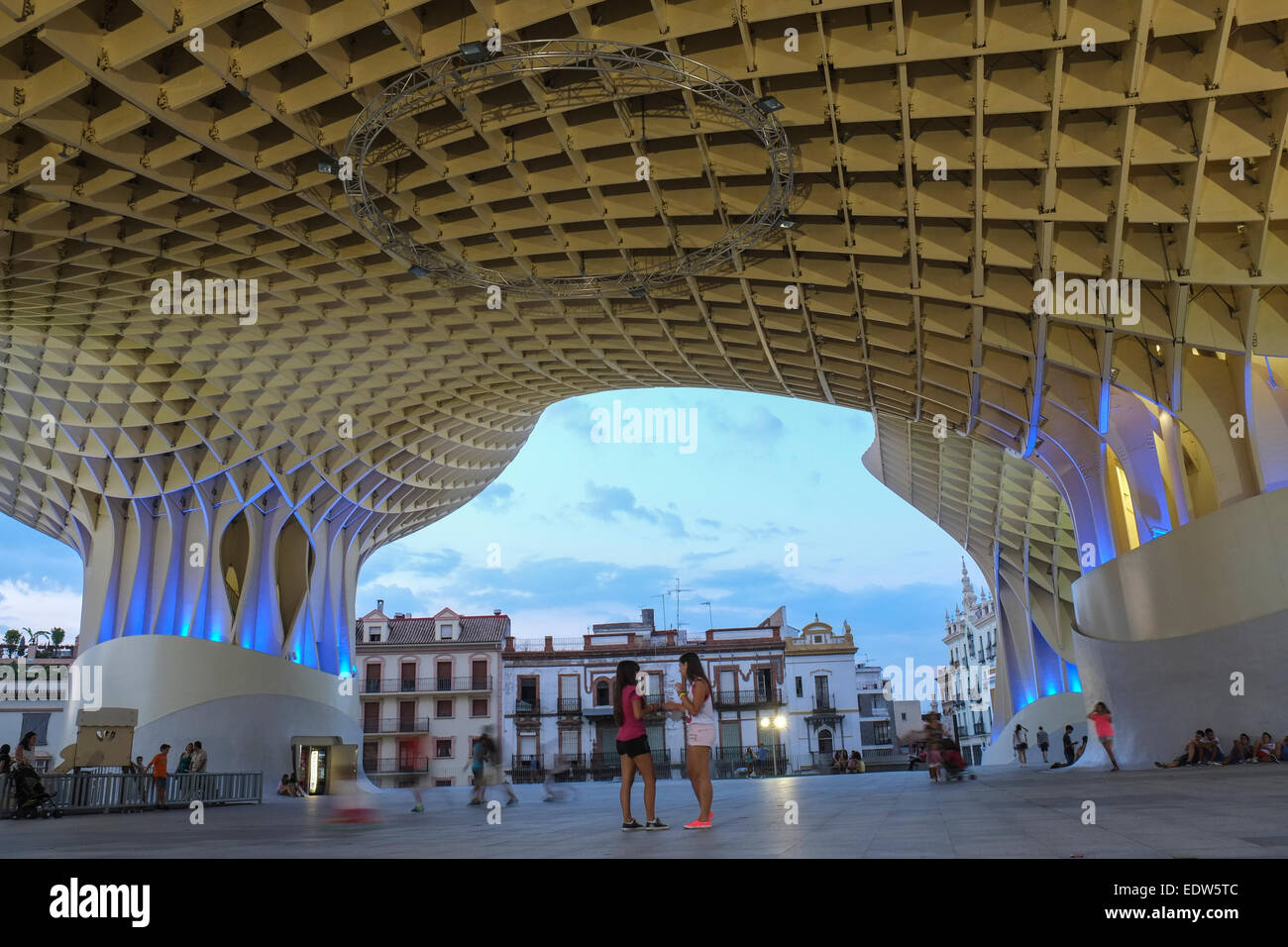 Seville Spain: The building known locally as 'the mushroom' an example ...