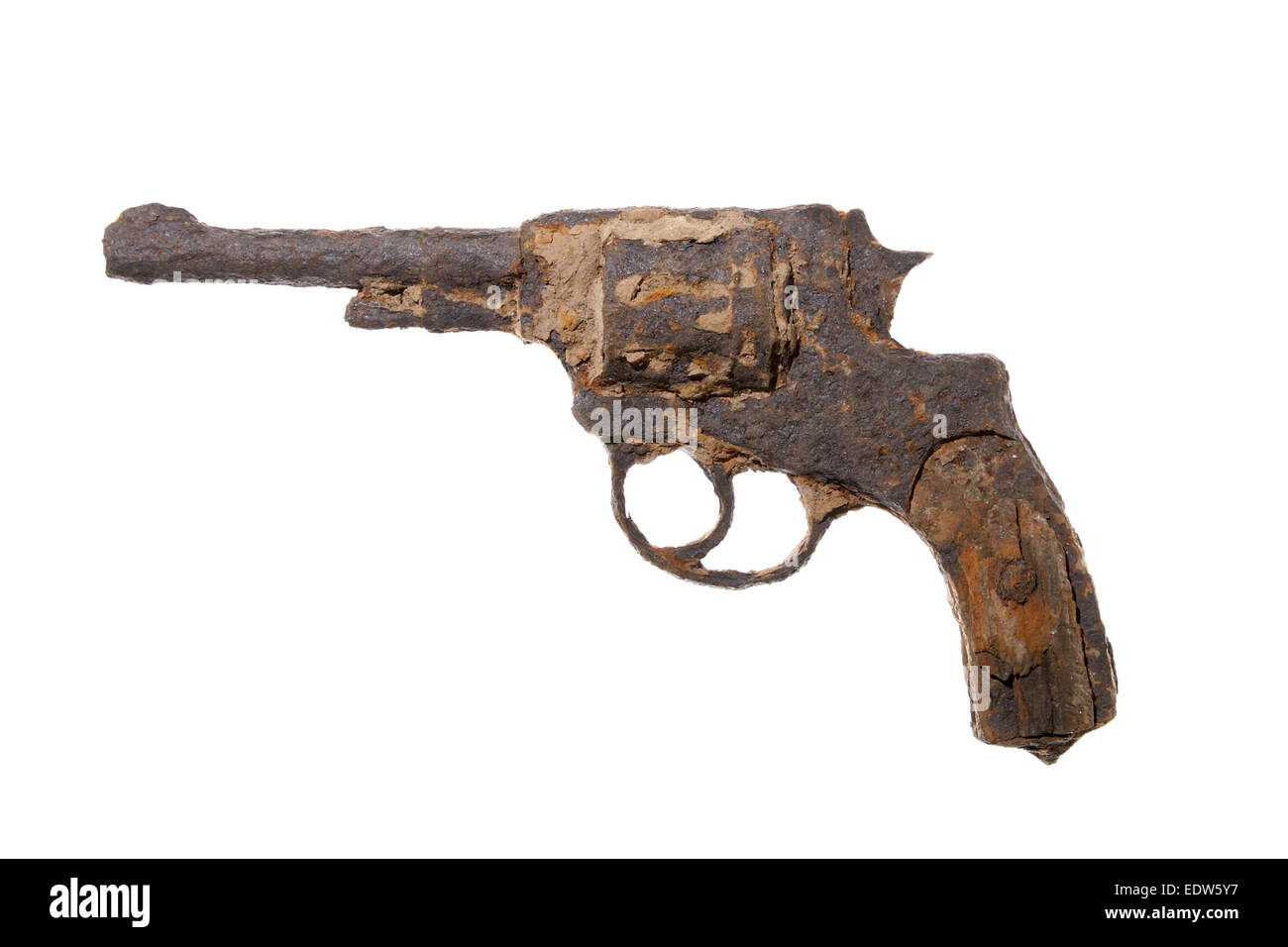 vintage revolver rusted Stock Photo - Alamy
