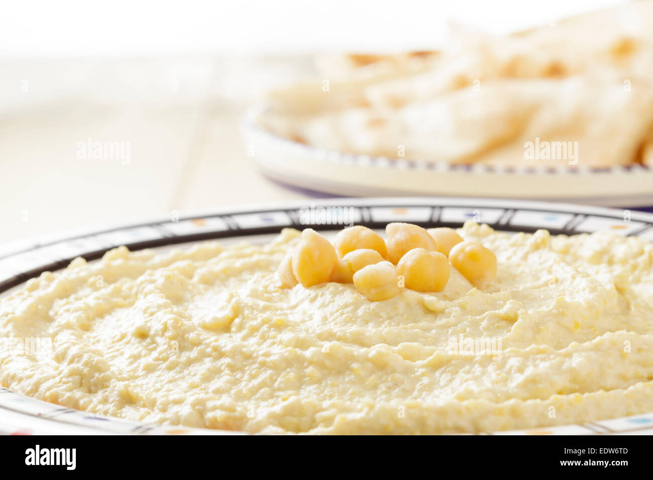 Hummus chickpeas puree hi-res stock photography and images - Alamy