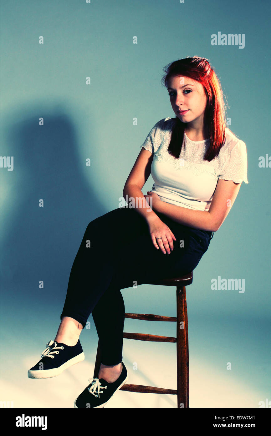 Adolescent model hi-res stock photography and images - Alamy