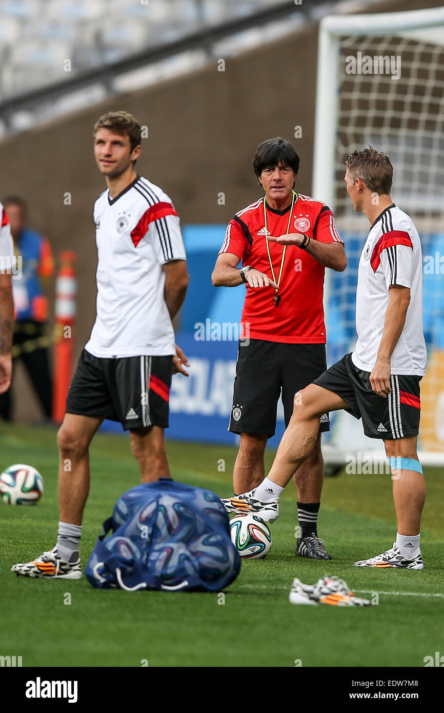 2014 FIFA World Cup - German team training session held at the Estadio ...