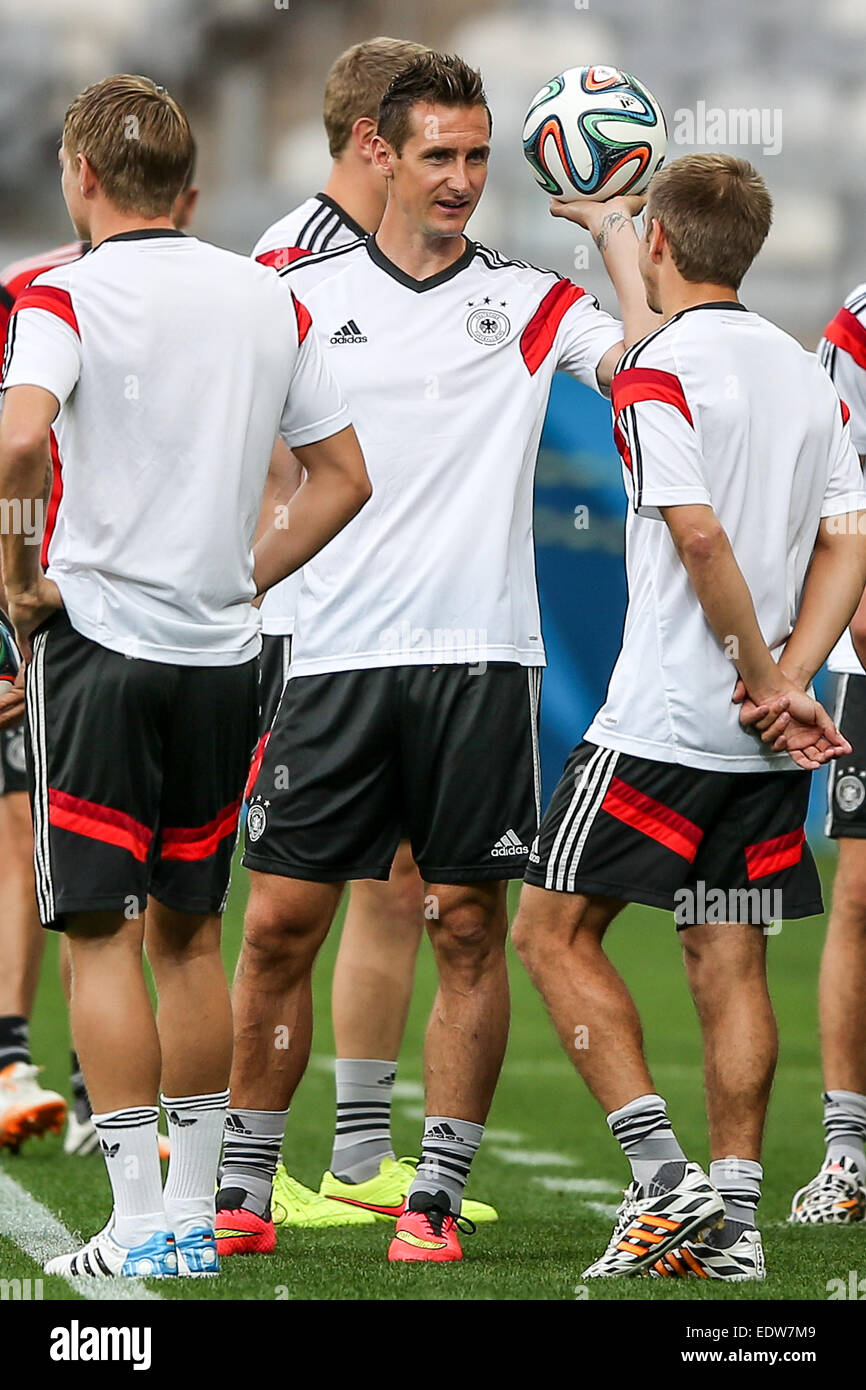 2014 FIFA World Cup - German team training session held at the Estadio ...