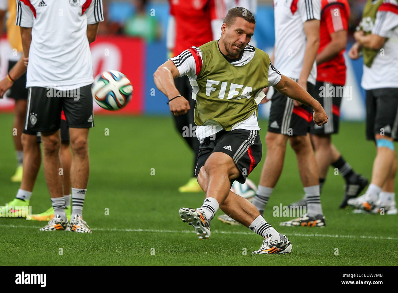 2014 FIFA World Cup - German team training session held at the Estadio ...