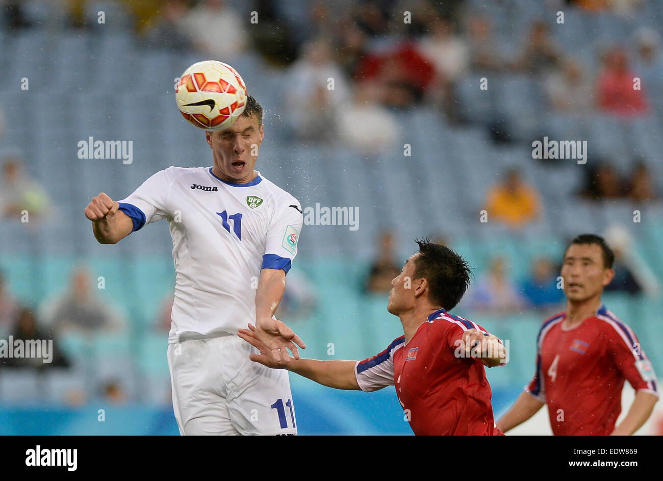 Sydney, Australia. 10th Jan, 2015. AFC Asian Cup Group B . Uzbekistan ...