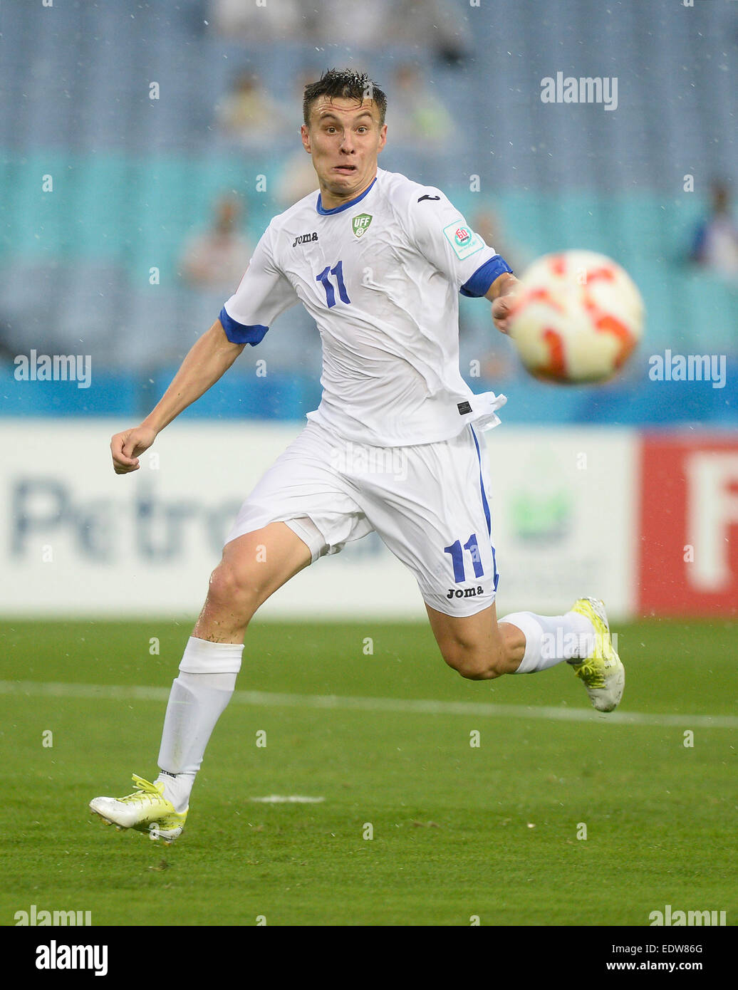 Sydney, Australia. 10th Jan, 2015. AFC Asian Cup Group B . Uzbekistan v ...