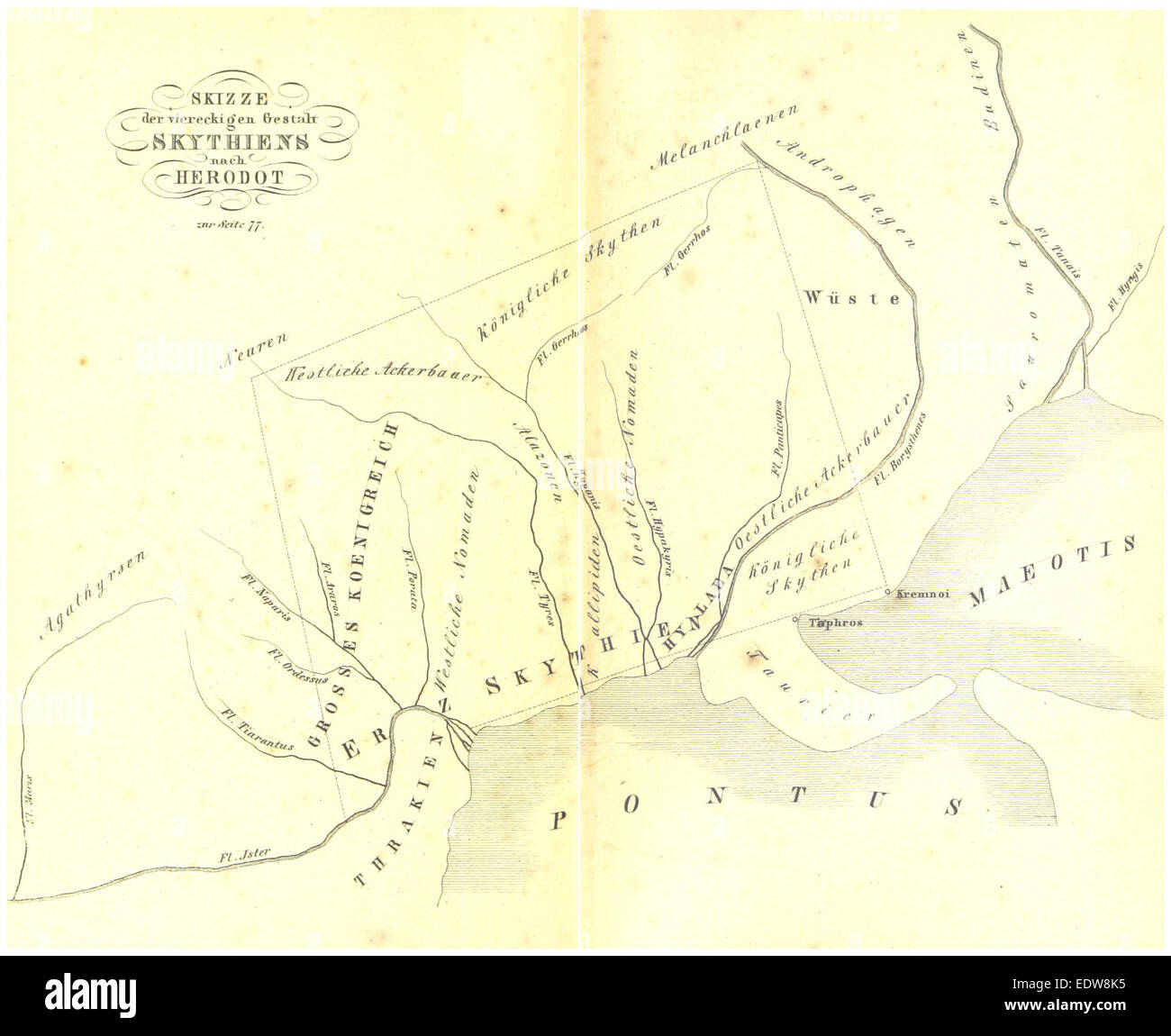 Herodotus map hi-res stock photography and images - Alamy
