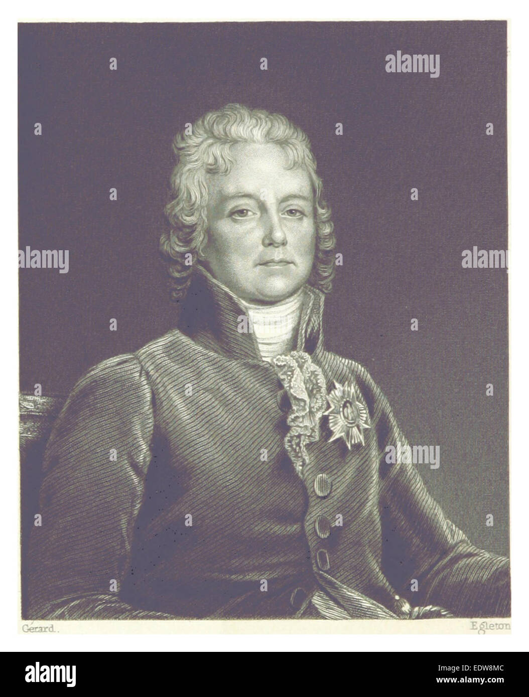 An illustration from Alison's 1850 work, depicting Talleyrand, a ...