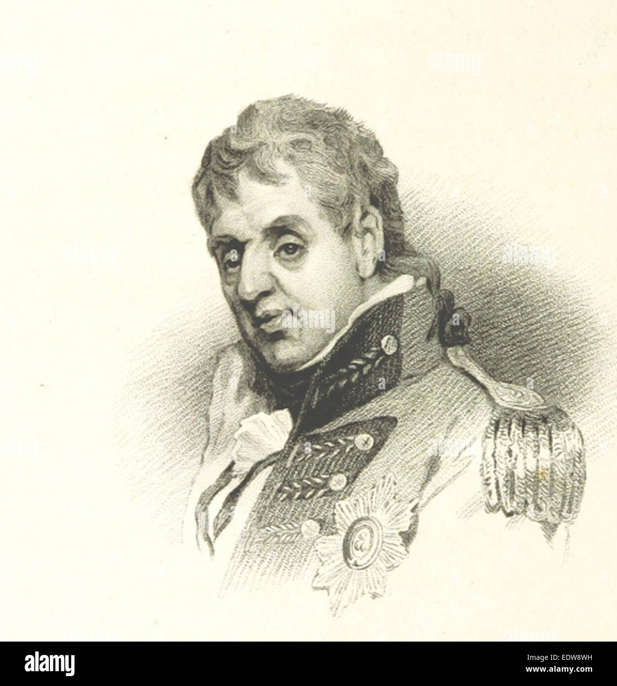 An 1833 portrait illustration by Barrington depicting General Lord ...