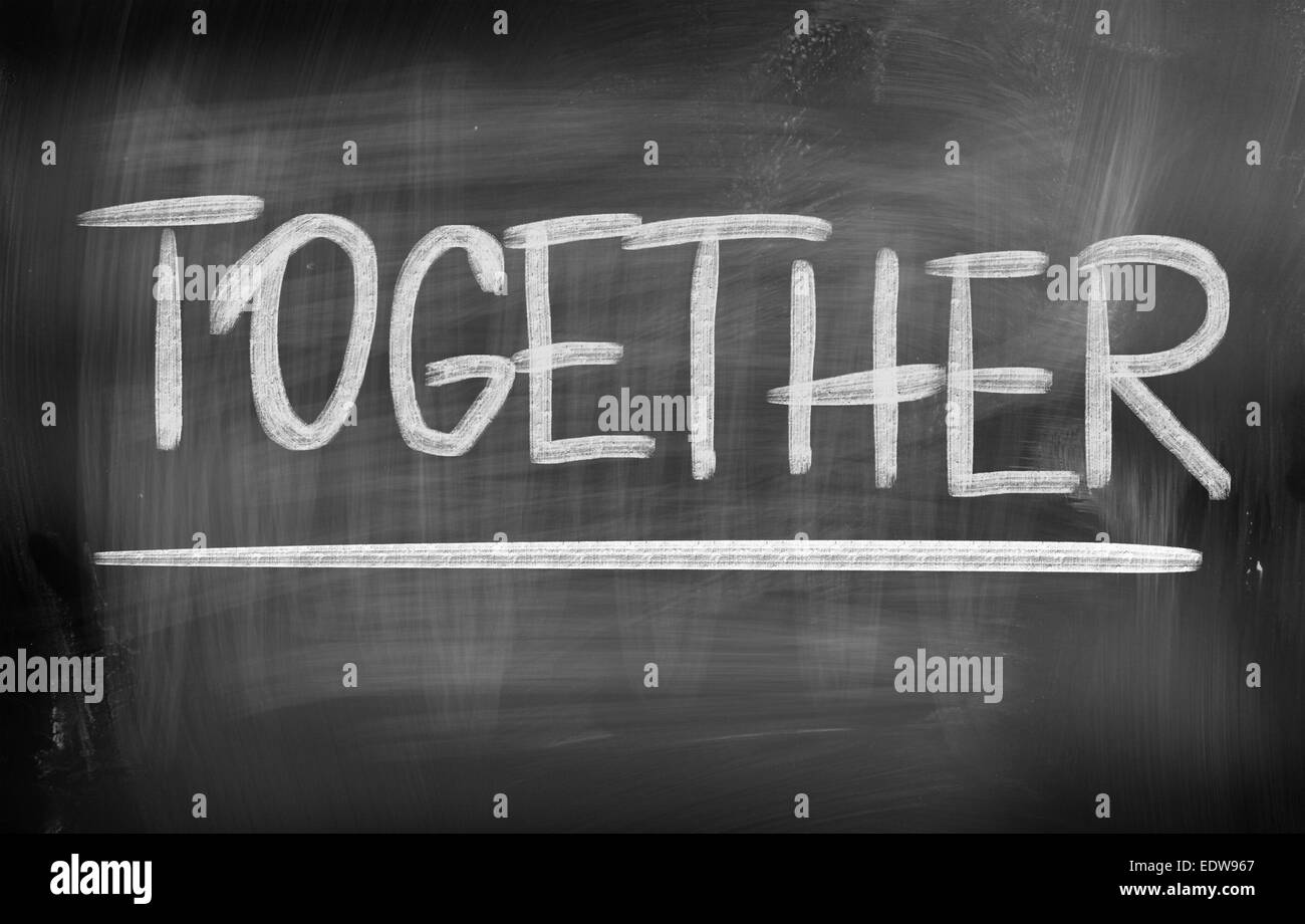Together collaboration Black and White Stock Photos & Images - Alamy