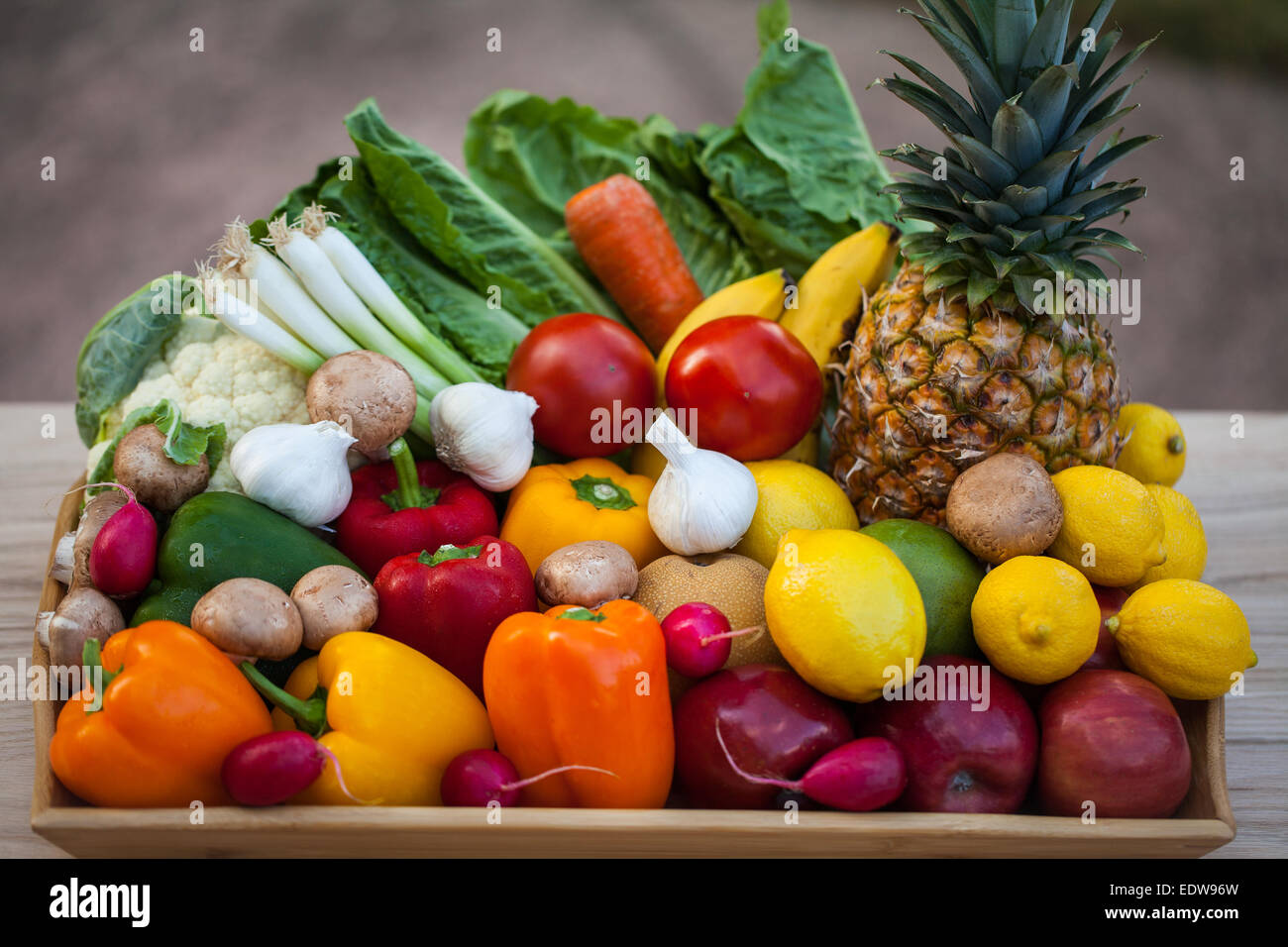Fruits and vegetables Stock Photo - Alamy