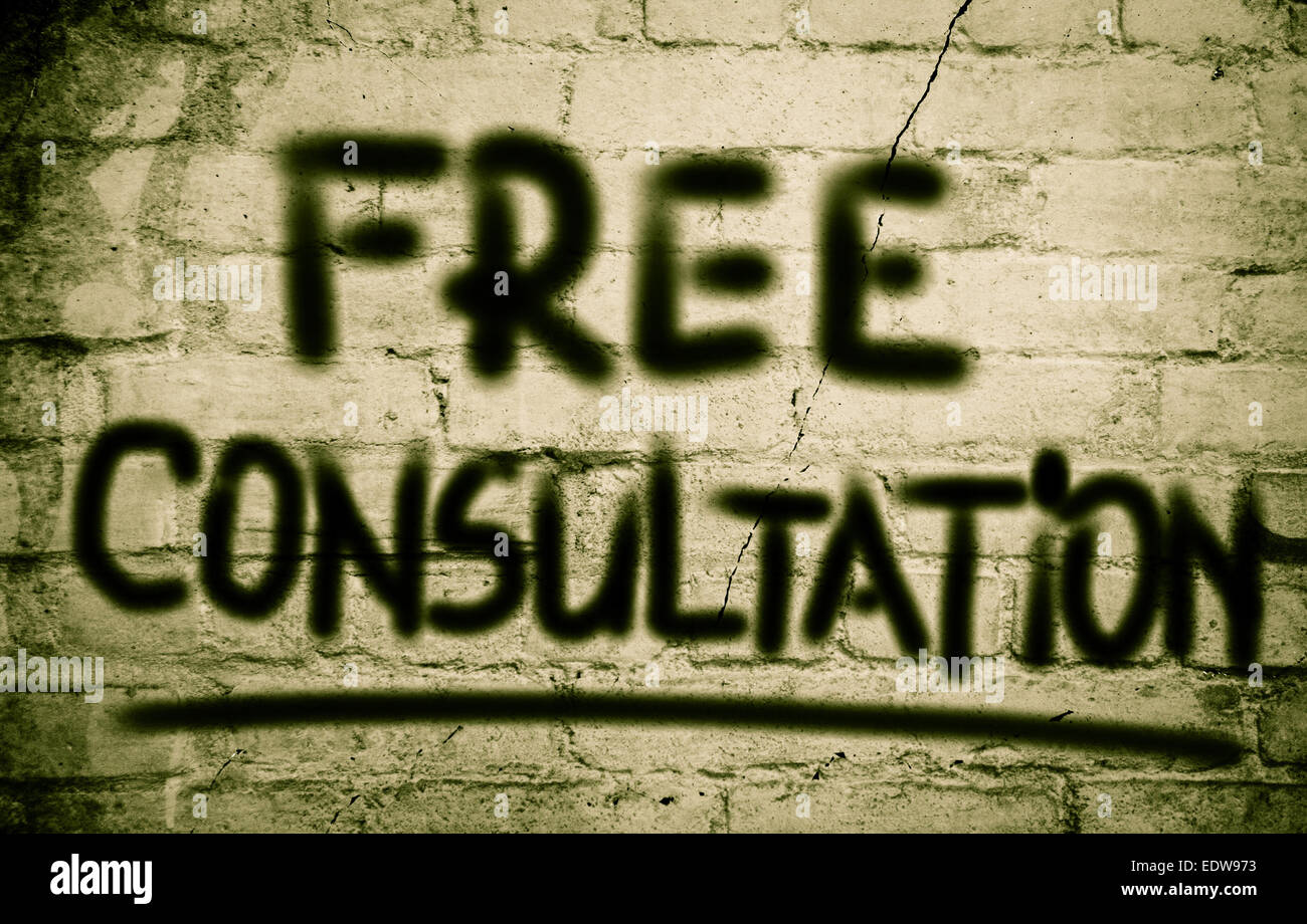 Free Consultation Concept Stock Photo - Alamy