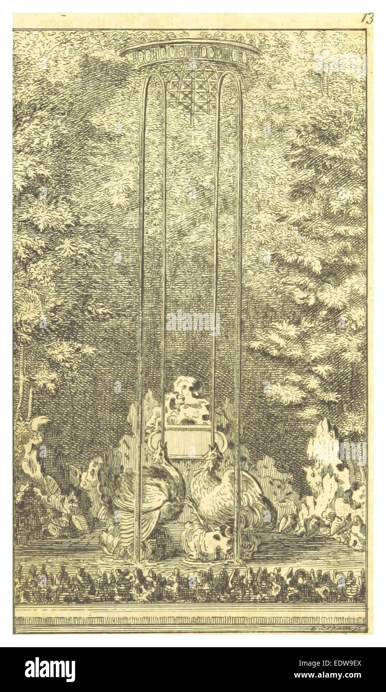 This 1768 illustration by Bellamy depicts the intricate maze-like ...