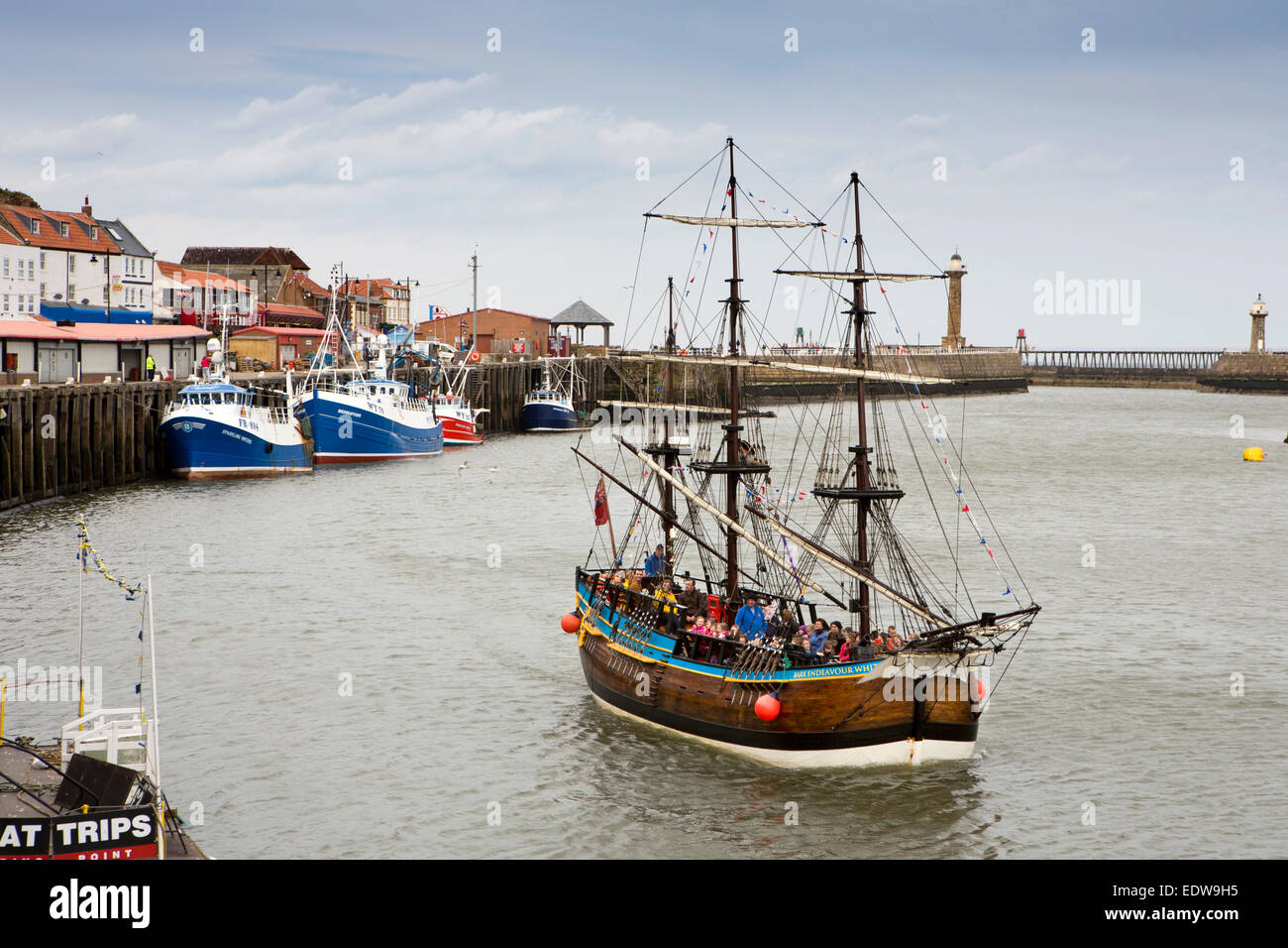 Sailing ship endeavour hi-res stock photography and images - Alamy