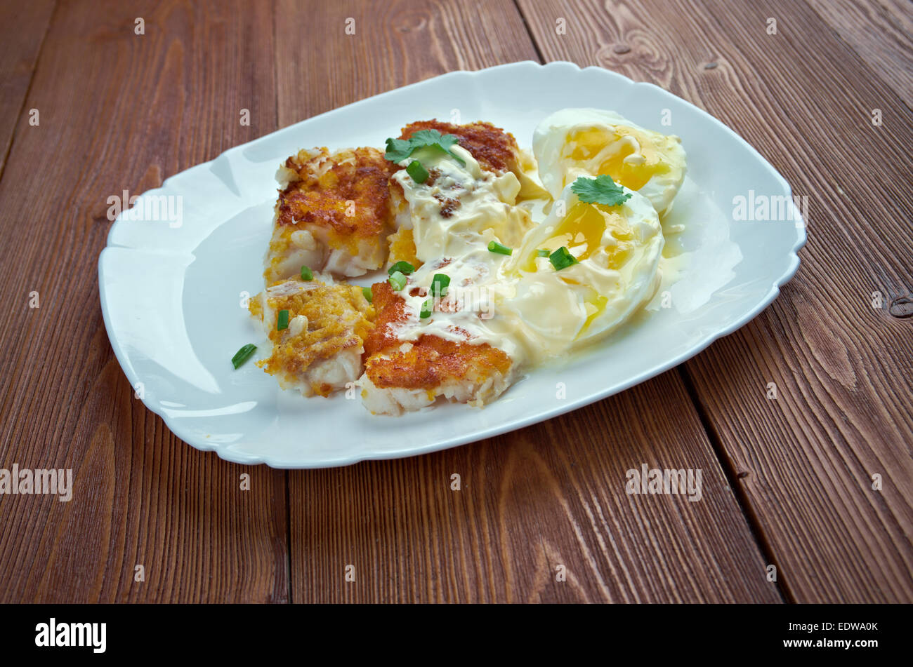Finnan Haddie Traditional Scottish Breakfast Smoked Haddock Cooked