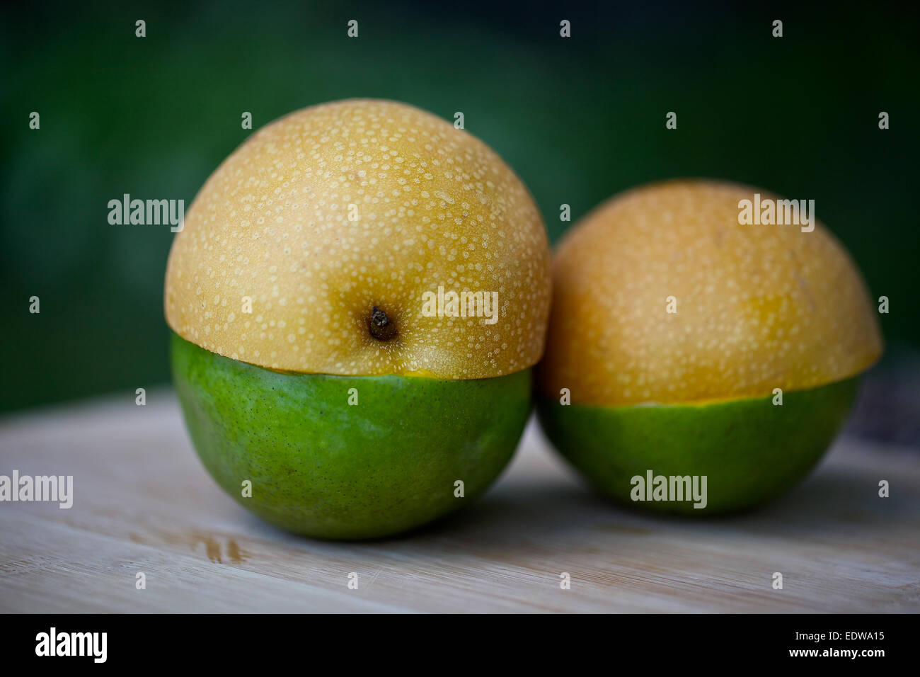 Mango and pear Stock Photo - Alamy