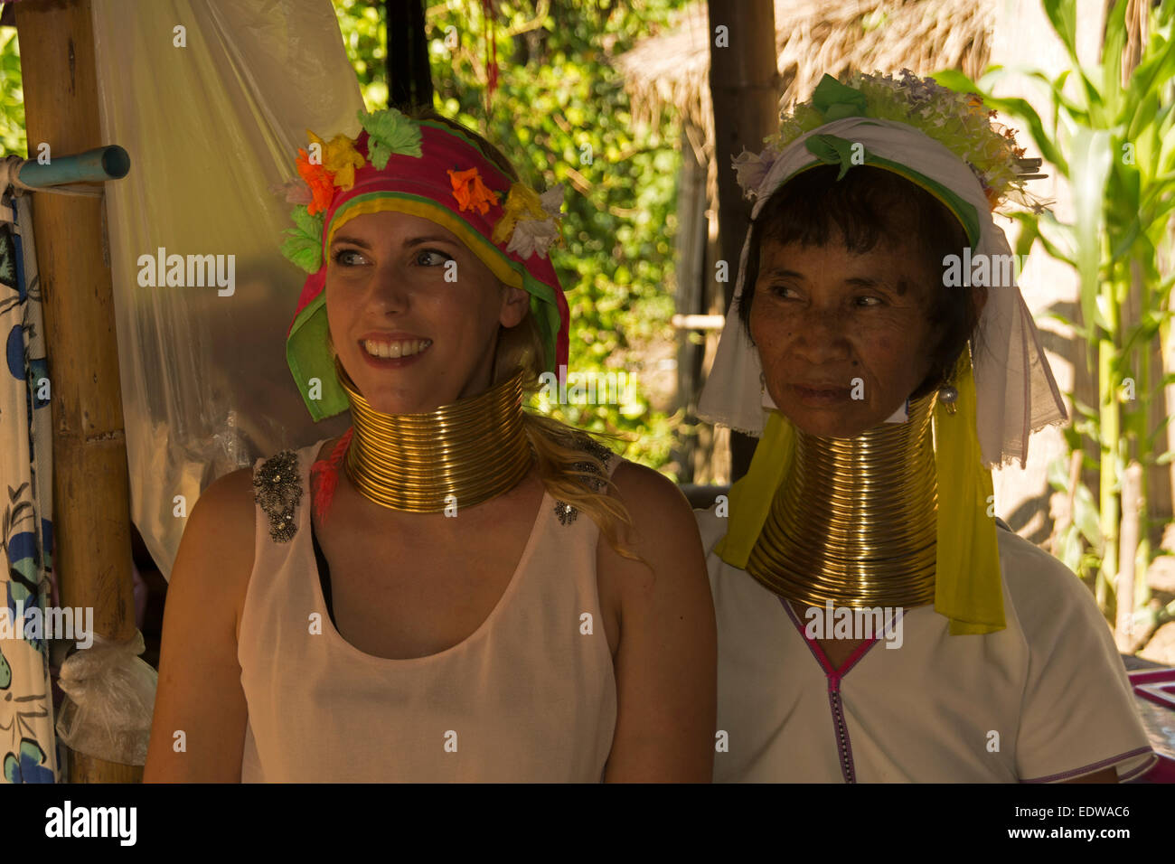 Long neck karen tribe hi-res stock photography and images - Alamy