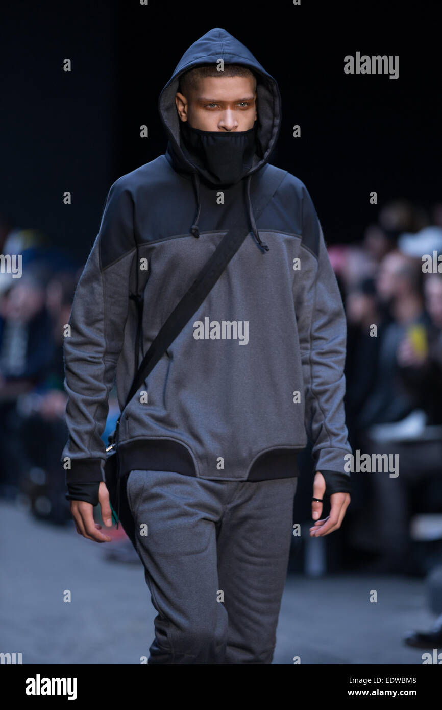 The Old Sorting Office, London UK. 10th January 2015. Maharishi Catwalk ...