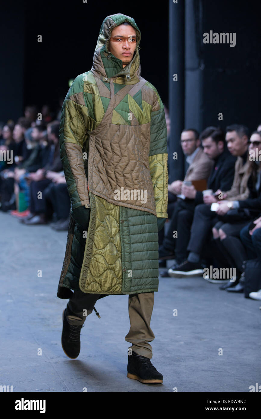 The Old Sorting Office, London UK. 10th January 2015. Maharishi Catwalk ...