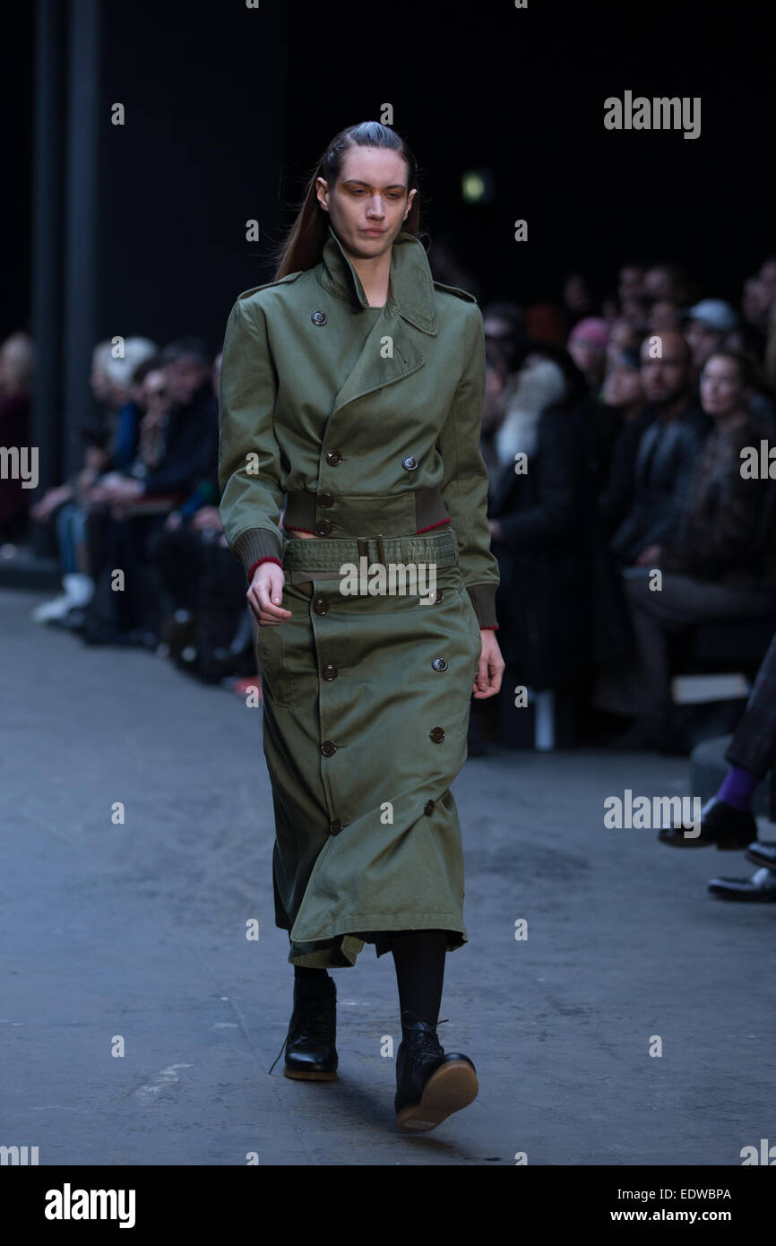 The Old Sorting Office, London UK. 10th January 2015. Maharishi Catwalk ...