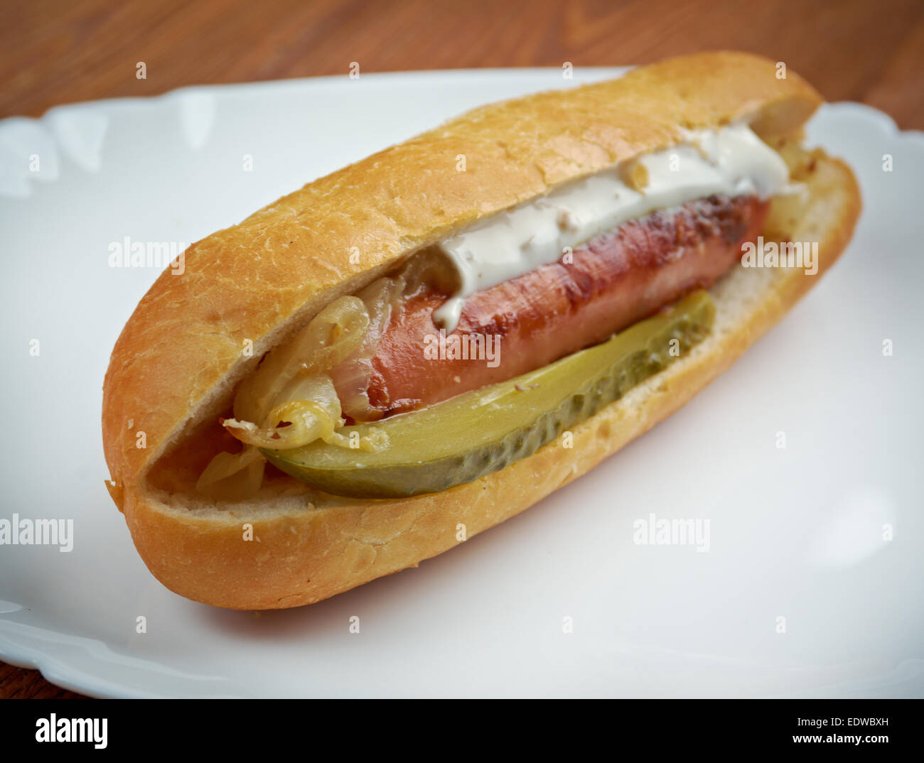 Maxwell Street Polish - American sandwich, consists of grilled Polish ...