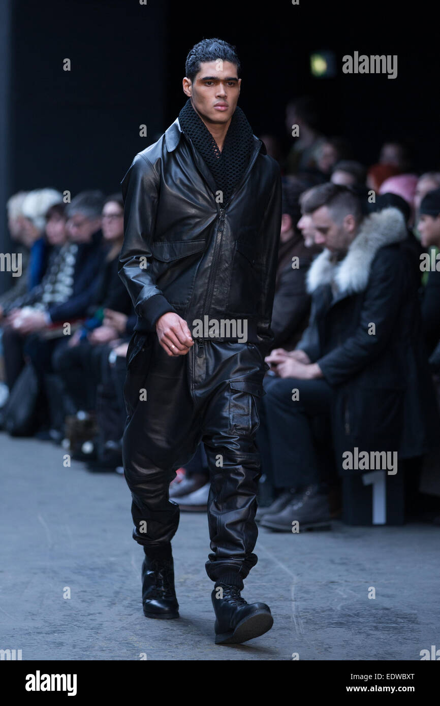 The Old Sorting Office, London UK. 10th January 2015. Maharishi Catwalk ...