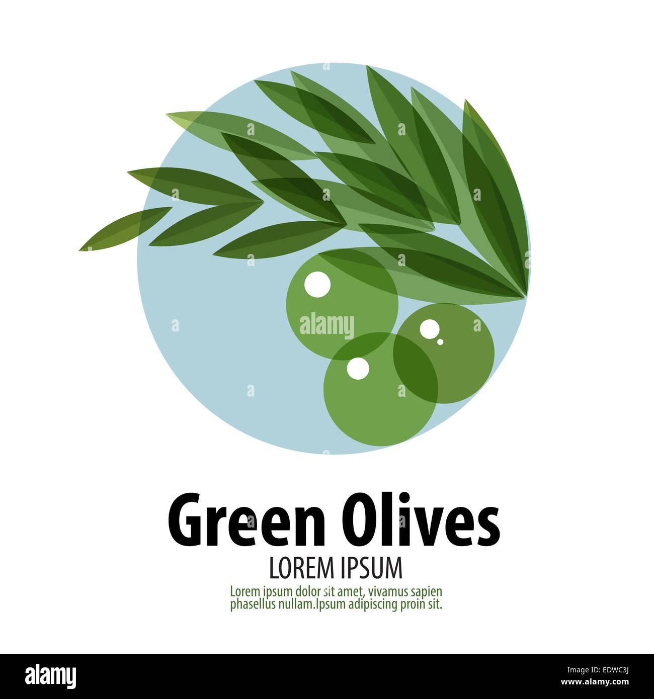 Mediterranean food logo hi-res stock photography and images - Alamy