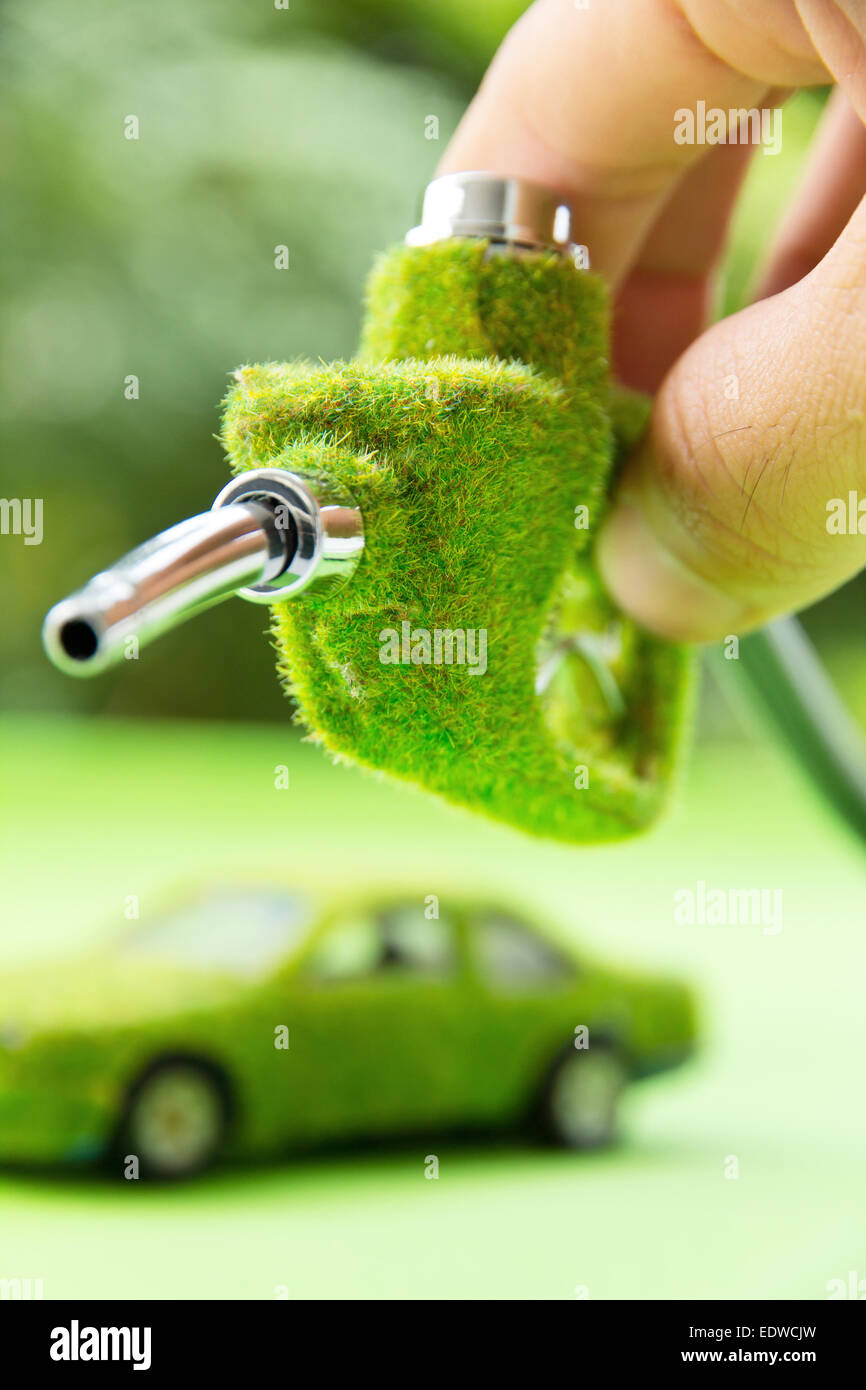 eco fuel nozzle,energy concept Stock Photo - Alamy
