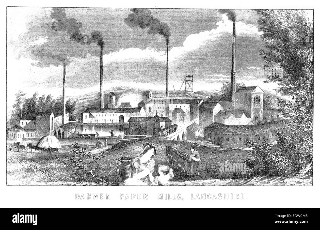 Lancashire map 19th century hi-res stock photography and images - Alamy