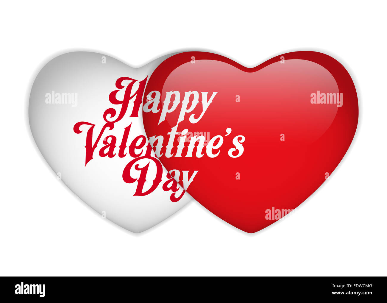 Vector - Valentine Day I Love you Heart Stock Photo - Alamy