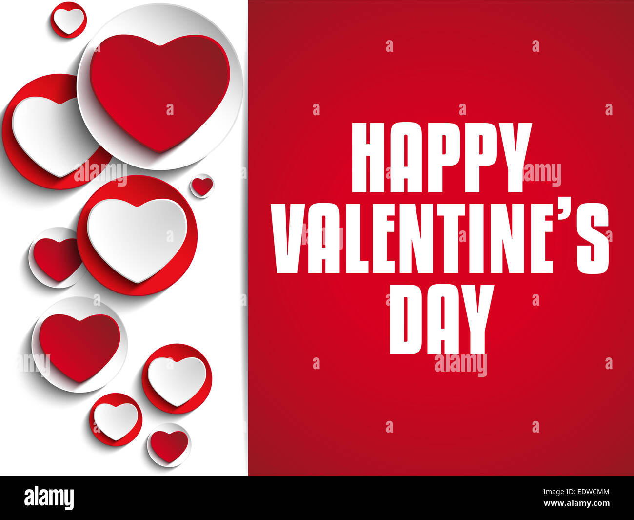 Vector - Valentine Day I Love you Heart Stock Photo - Alamy