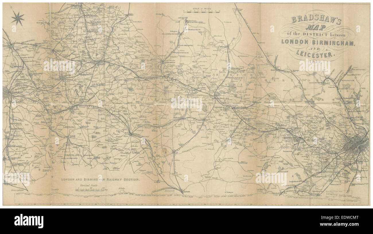 Map of leicester, england hi-res stock photography and images - Alamy