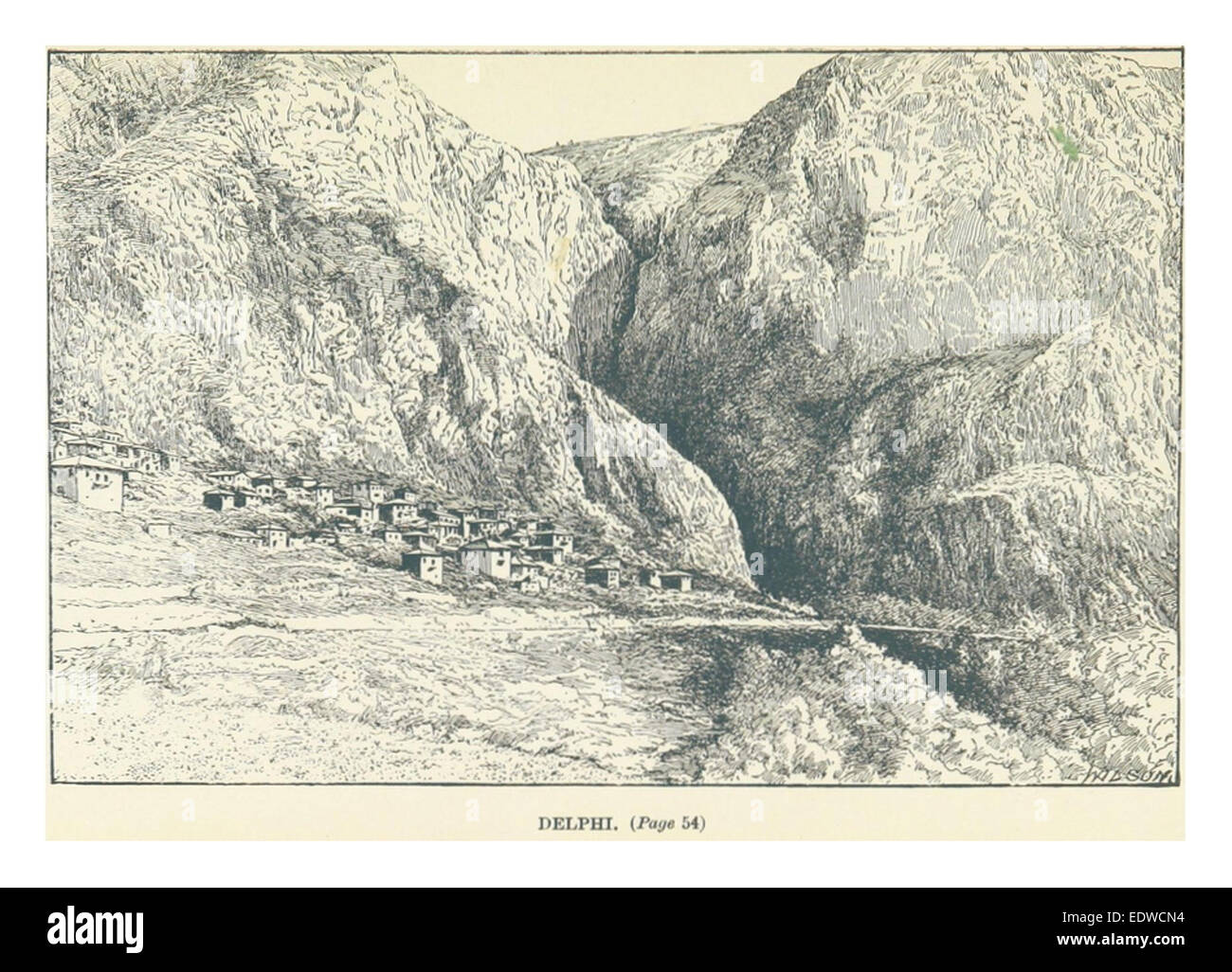 Map of delphi hi-res stock photography and images - Alamy