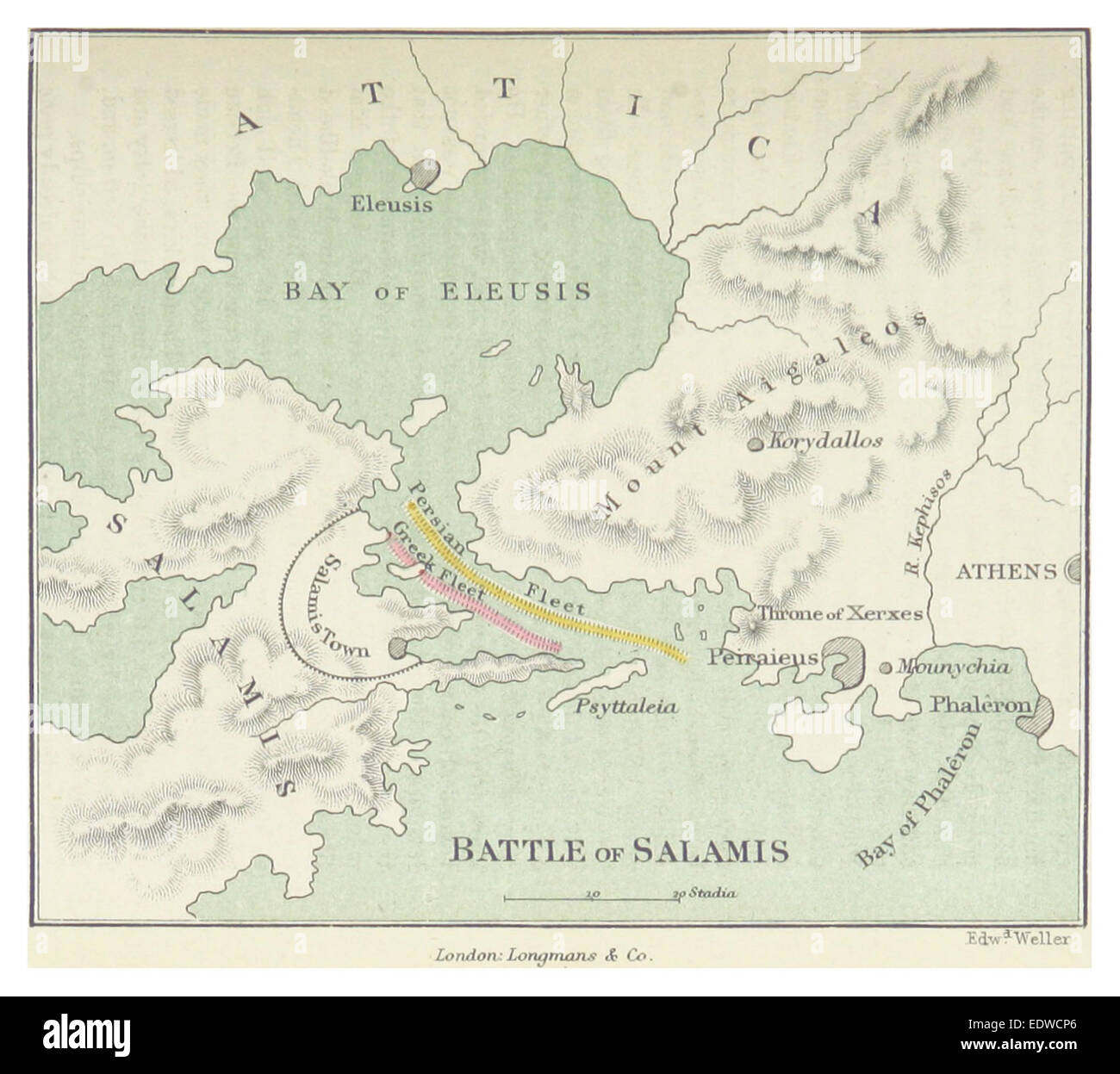 Battle of salamis 480 Cut Out Stock Images & Pictures - Alamy