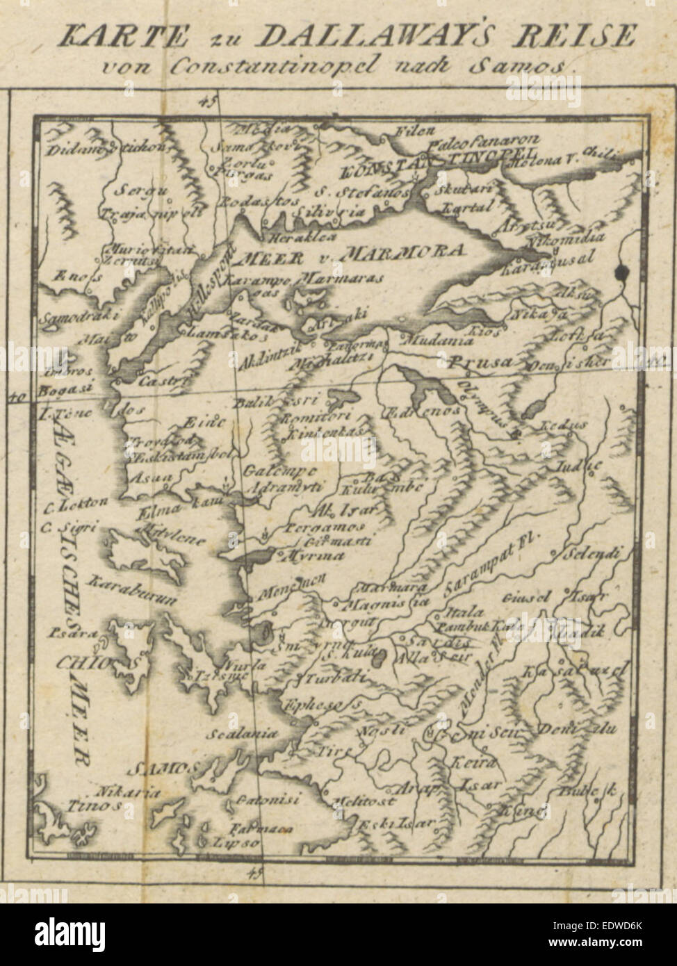 1801 europe map hi-res stock photography and images - Alamy