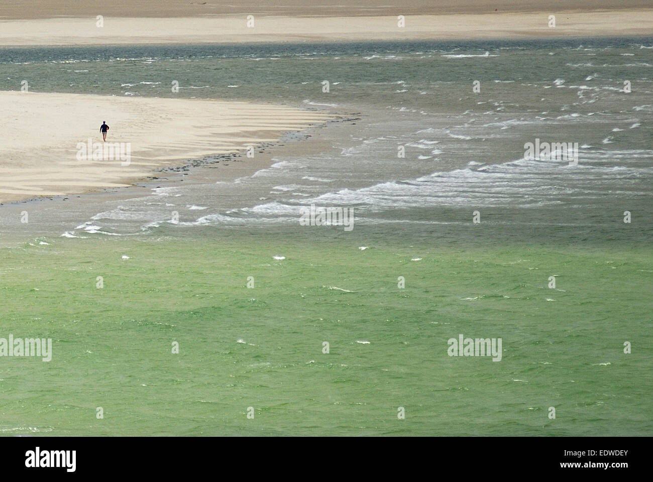 The beach at Budle Bay, Northumberland, United Kingdom Stock Photo - Alamy