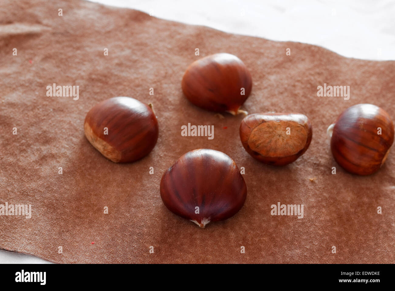 Shelled chestnut hi-res stock photography and images - Alamy