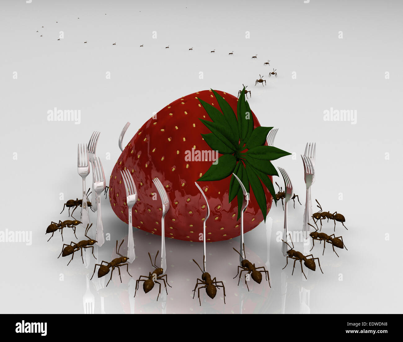 Come To Dinner Stock Photo Alamy