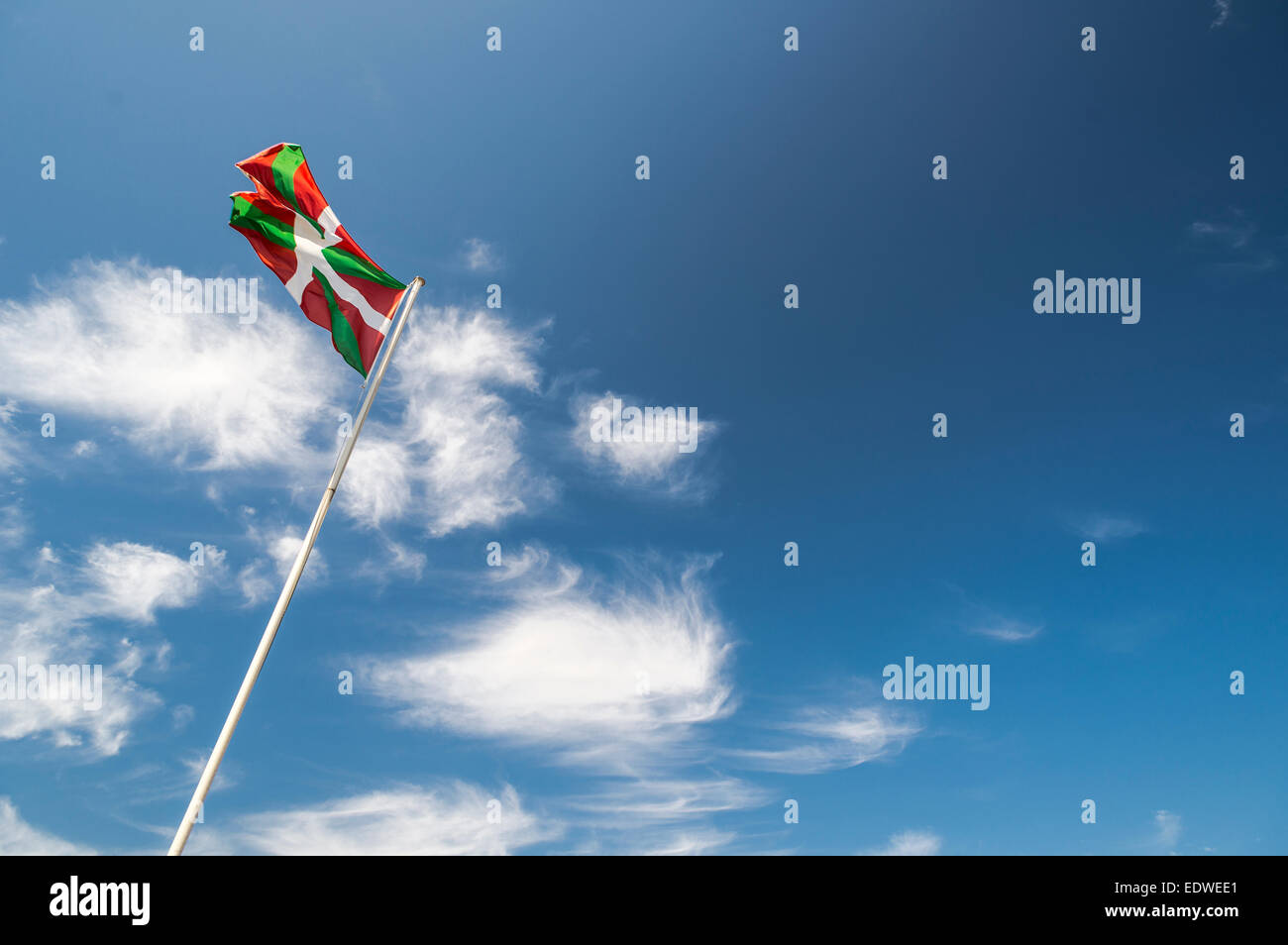 Basque country flag Stock Photo - Alamy