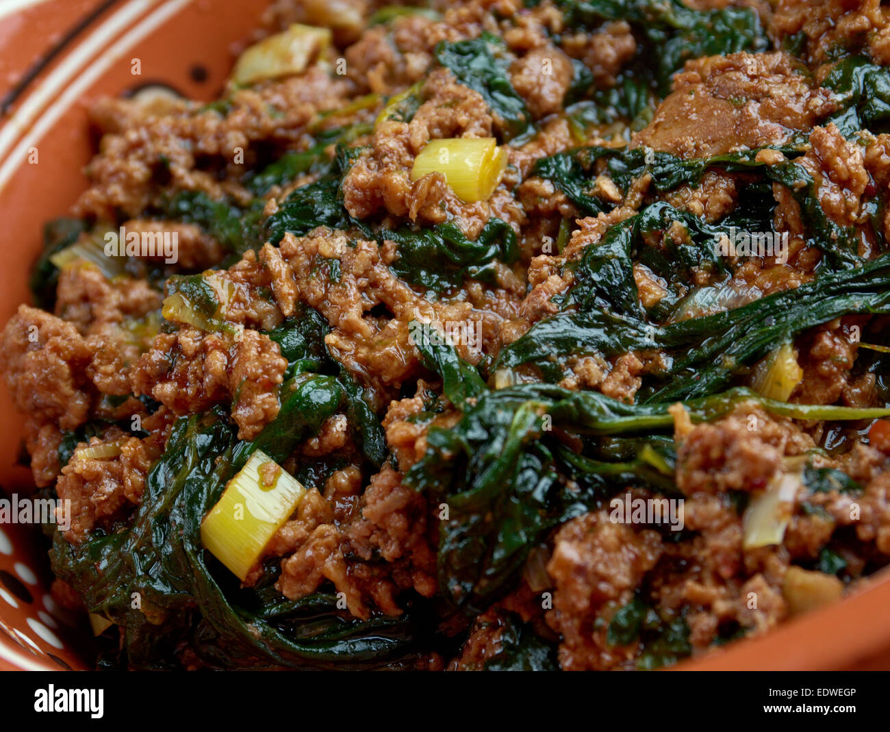 Palaver sauce - stew widely eaten in West Africa, including Ghana ...