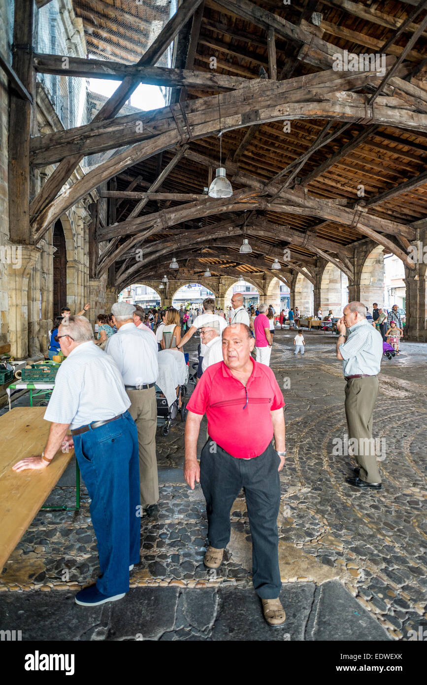 Retired People at Local market last sunday of month with traditional ...