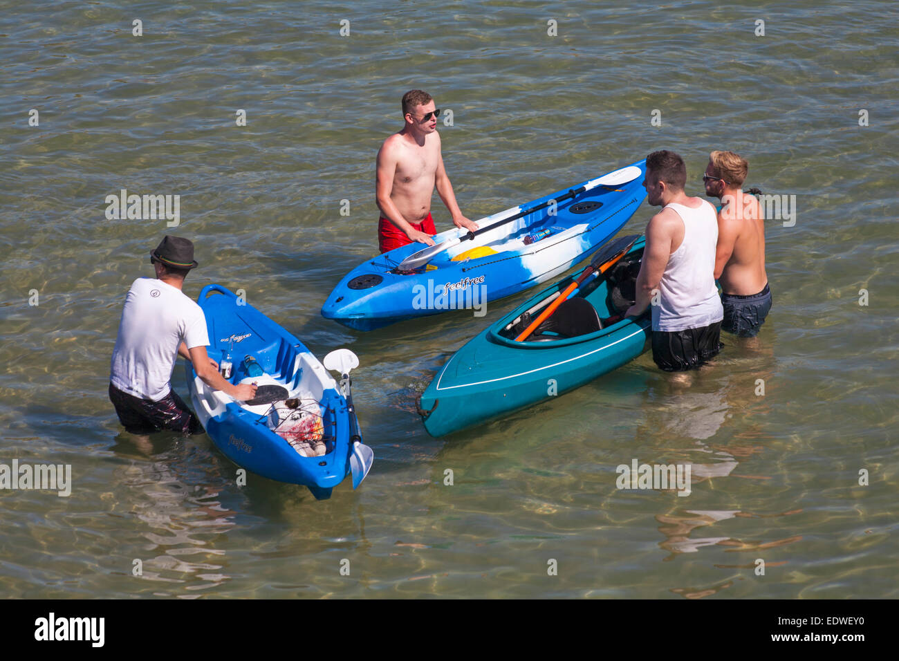 Bournemouth kayaker hi-res stock photography and images - Alamy