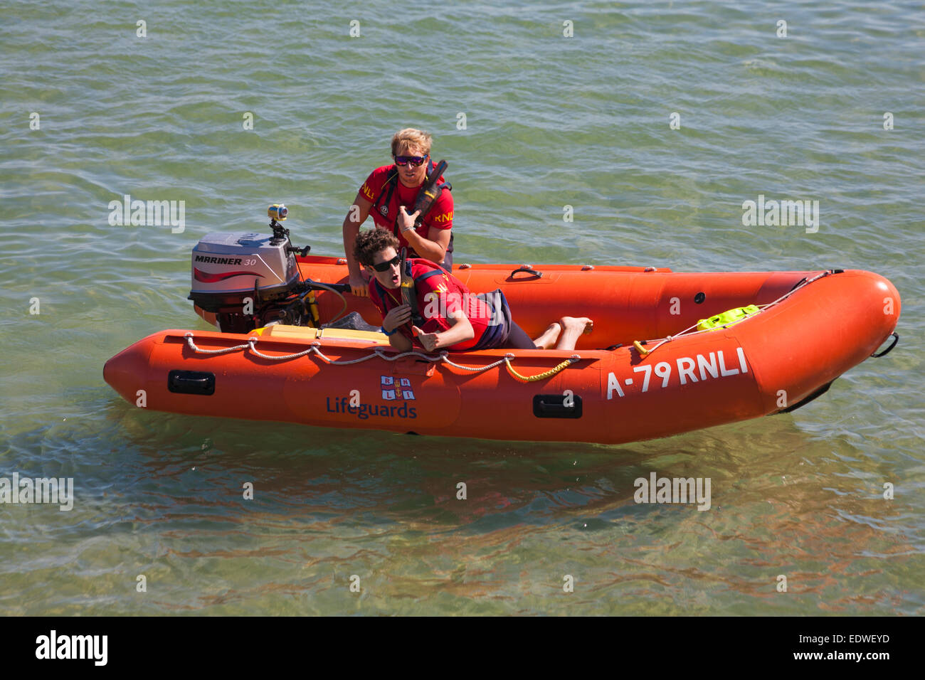 Inflatable dinghy rescue boat High Resolution Stock Photography and ...