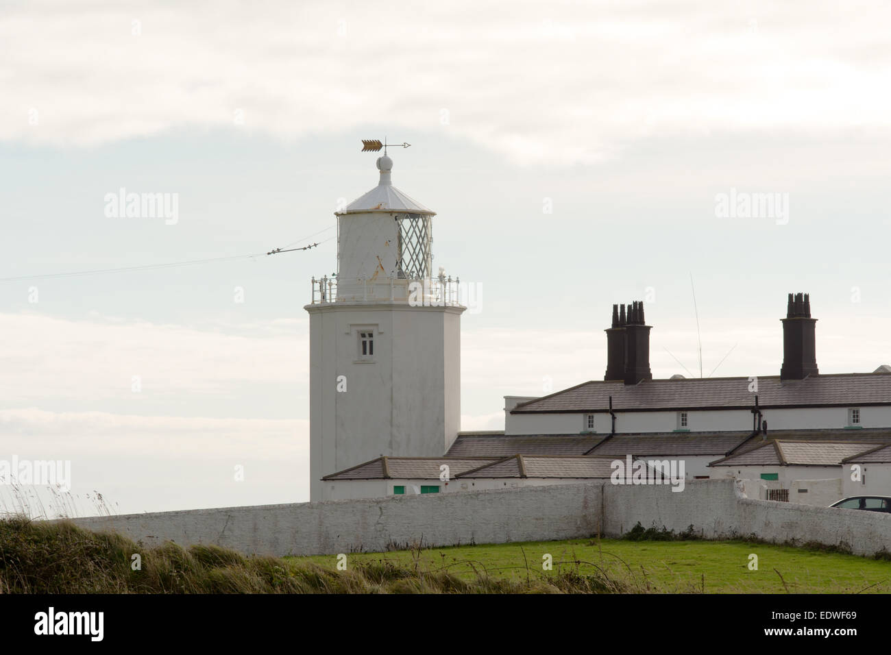 Lizard Point lighthouse - the southernmost lighthouse in England at ...